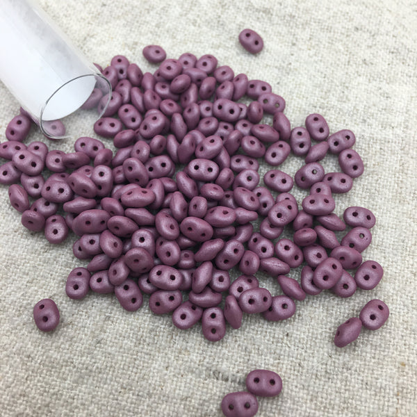 SuperDuo Saturated Lavender – The Beaded Peacock